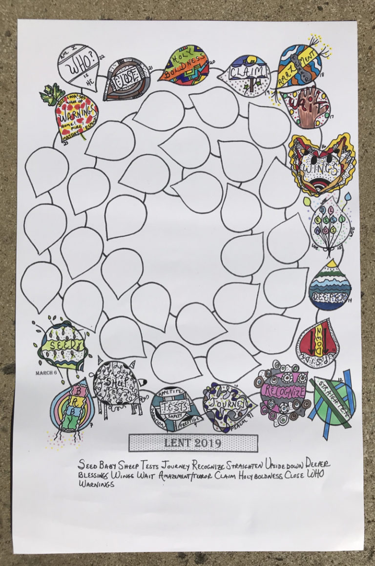 Two Weeks of Lent-A Visual Diary - Praying in Color