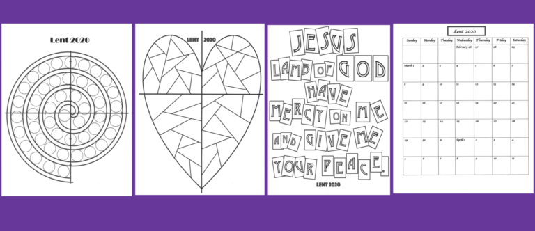 Praying through Lent 2020 on a Daily Calendar - Praying in Color
